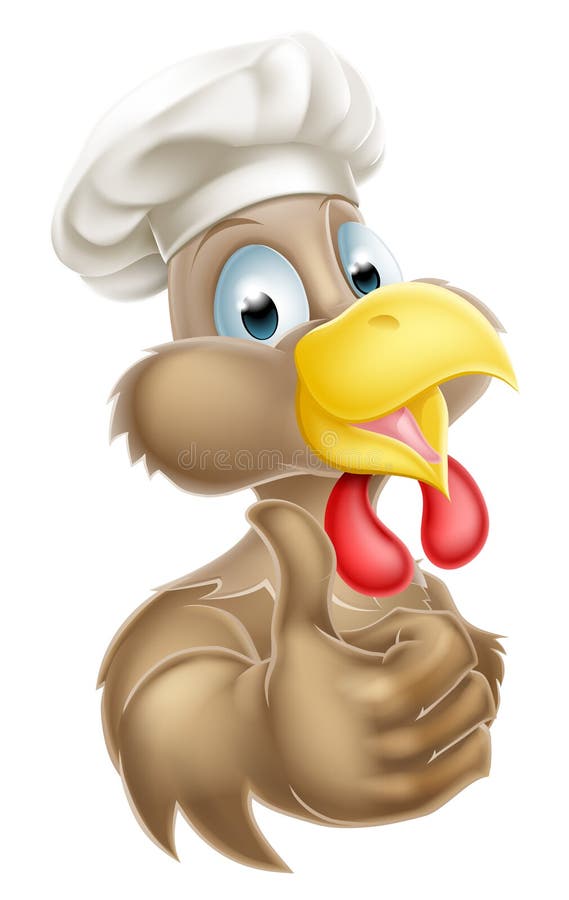 Cocinero Cartoon Chicken ilustración del vector. Ilustración de ...