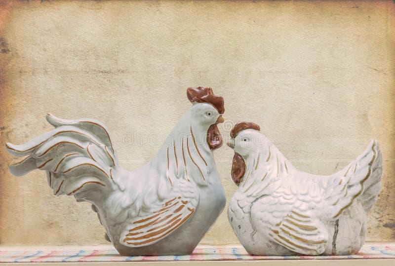 And a Hen stock photo. Image of vintage, still, rooster - 44800572