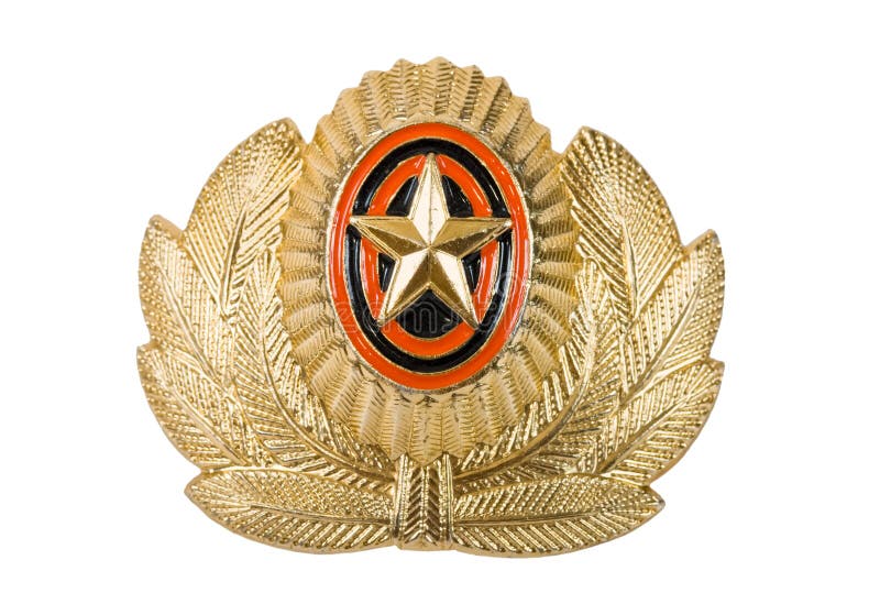 Cockade Russian Army Officer Stock Photo - Image of symbol, ensign ...