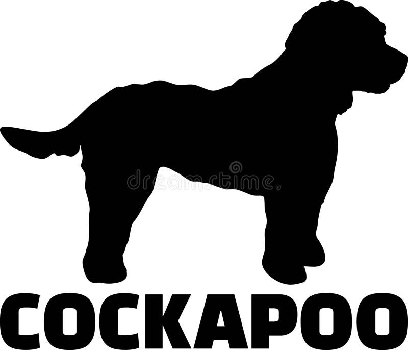 Cockapoo Silhouette Stock Illustrations – 69 Cockapoo Silhouette Stock ...