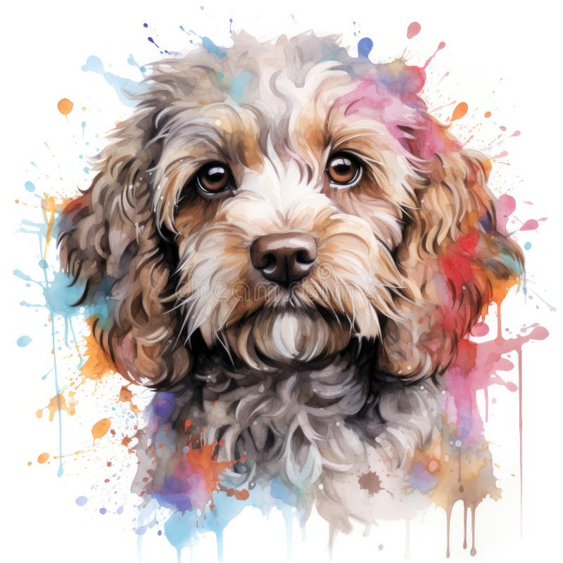 Cockapoo stock illustration. Illustration of design - 328676005