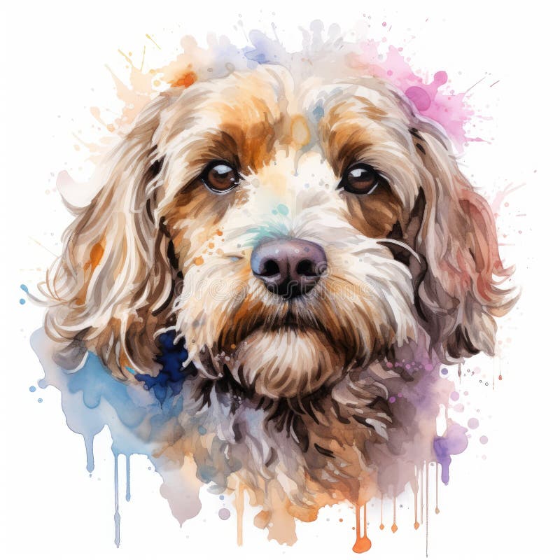 Cockapoo stock illustration. Illustration of generative - 328676013