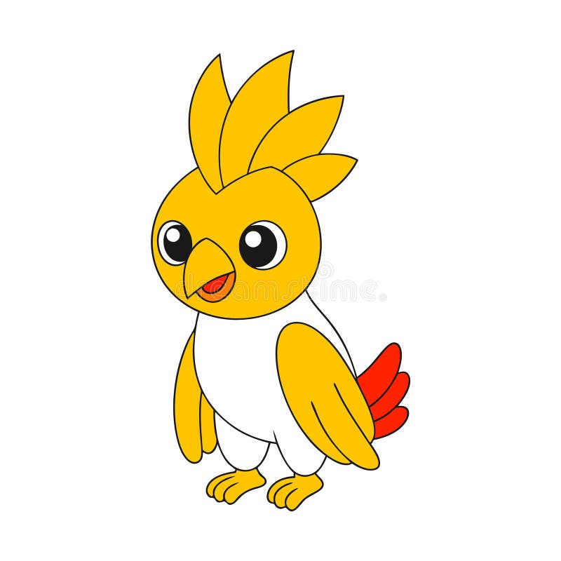Cockatoo-full-body-vector-illustration File . Stock Illustration ...