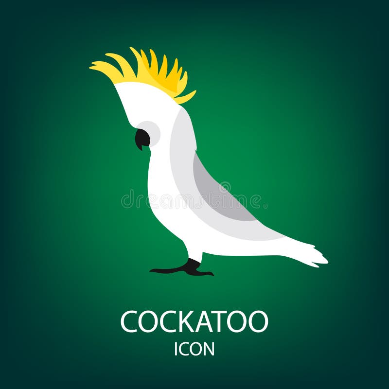 Cockatoo Icon. Elements Of Australian Animals Multi Colored Icons ...
