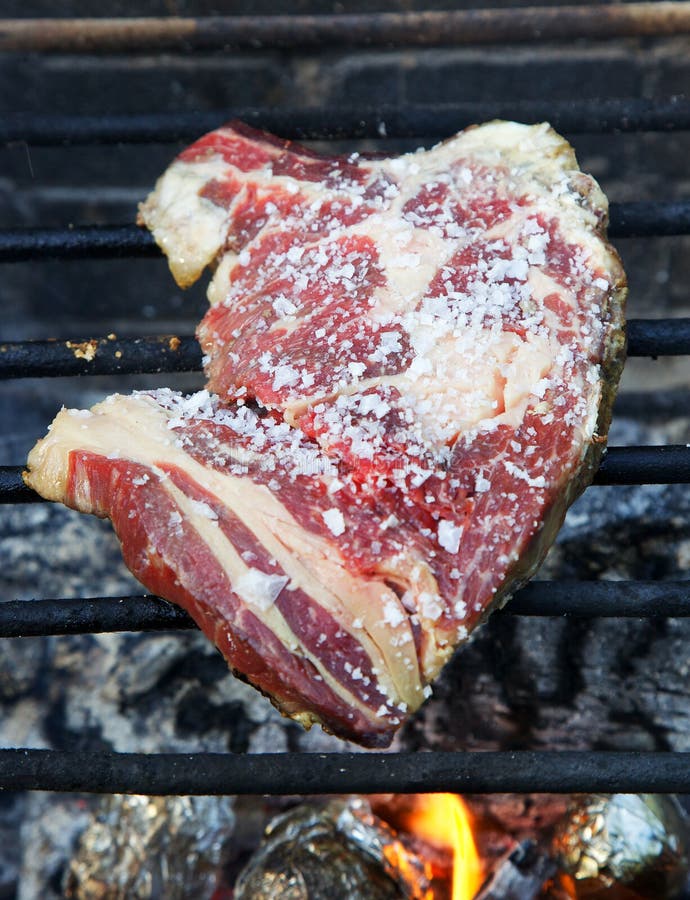 Cocking a Cow chop stock photo. Image of meat, barbecue - 25775226