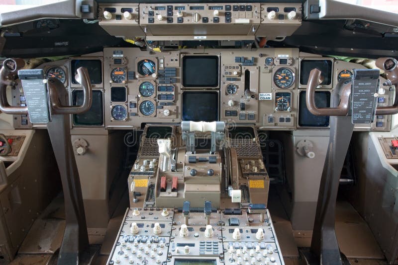 In the cockpit stock image. Image of gear, captain, deck - 2954553