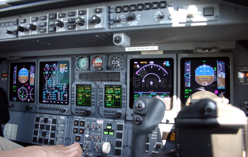 Cockpit stock image. Image of aeroplane, airport, compass - 6911487