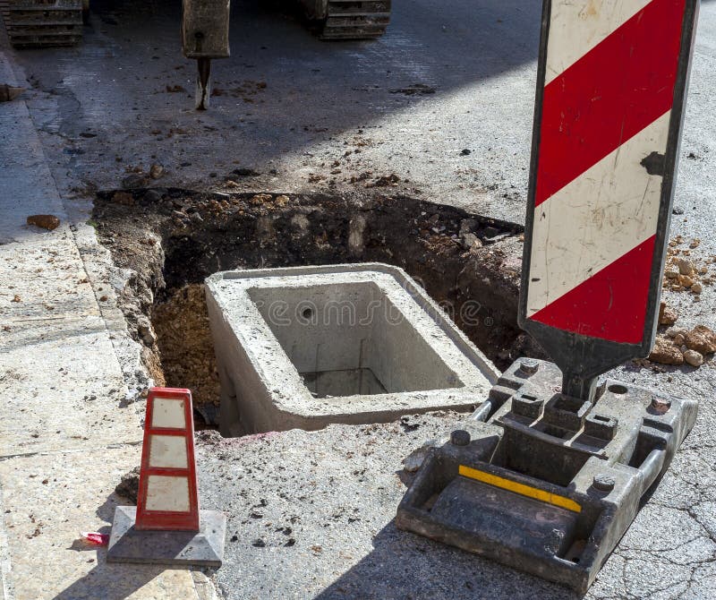 Cockpit Concrete Placed in Place Stock Image - Image of machine ...