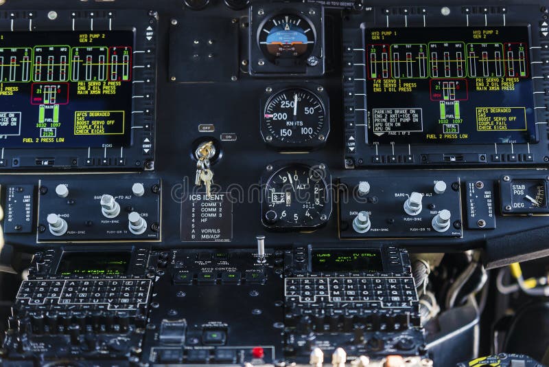 Cockpit Hand Control stock image. Image of airforce, cocpit - 38412975