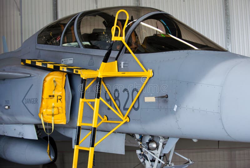 Cockpit of military jet stock image. Image of airshow - 15608595