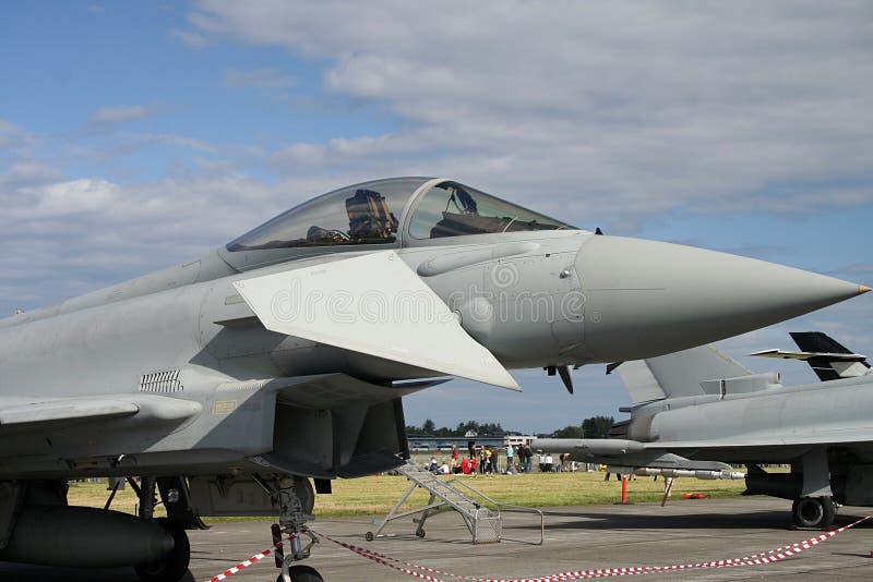 Cockpit View of Eurofighter Stock Image - Image of aircraft, flight ...
