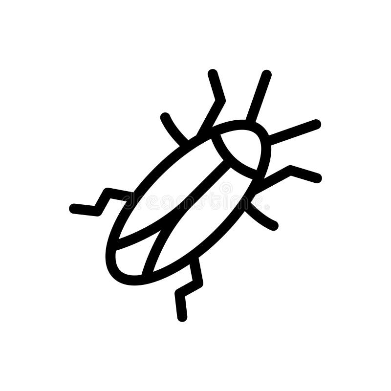 Cockroach stock vector. Illustration of sign, horror - 212378376