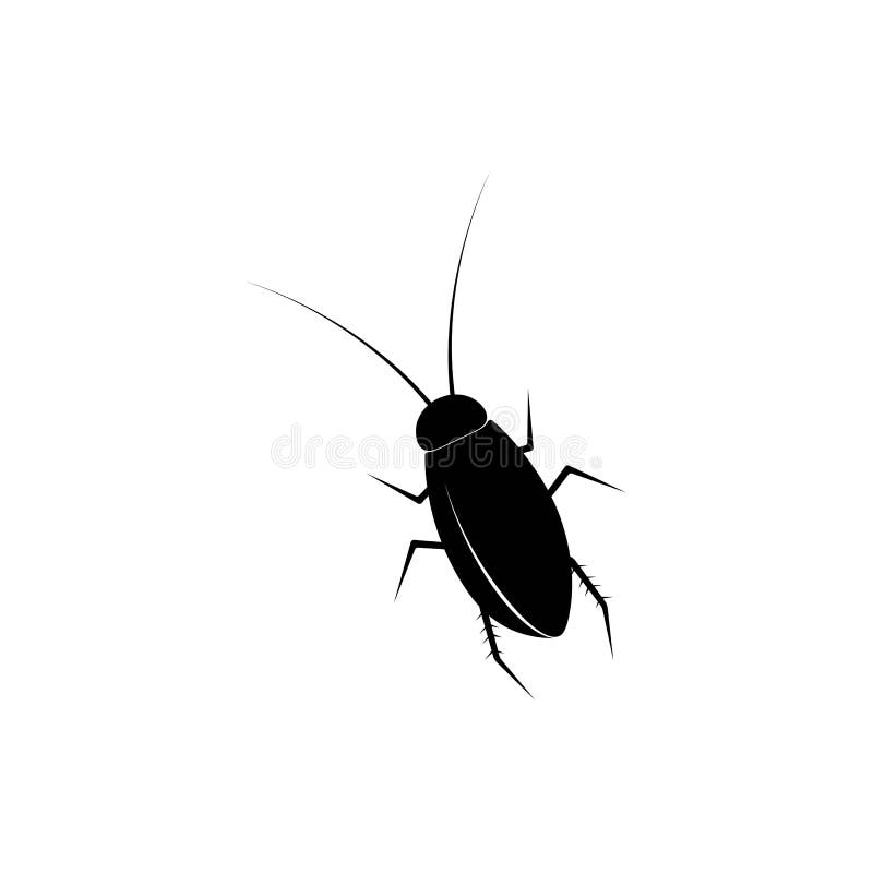 Cockroach Icon Template Vector Stock Vector - Illustration of element ...