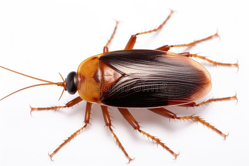 Cockroach Isolated on a White Background. 3d Illustration Stock ...
