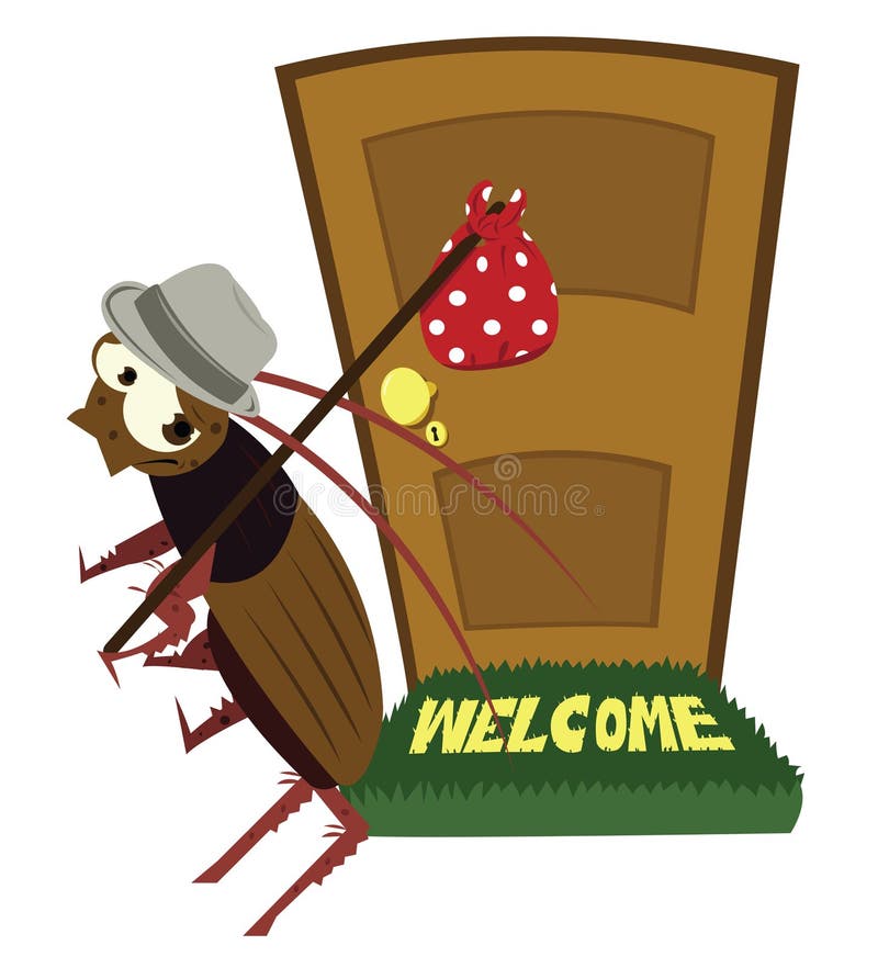 Cockroach Leaving Stock Illustrations – 6 Cockroach Leaving Stock ...