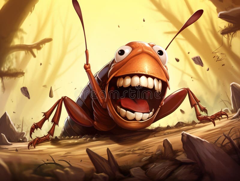 Cockroach Made with Generative AI Illustration Stock Illustration ...