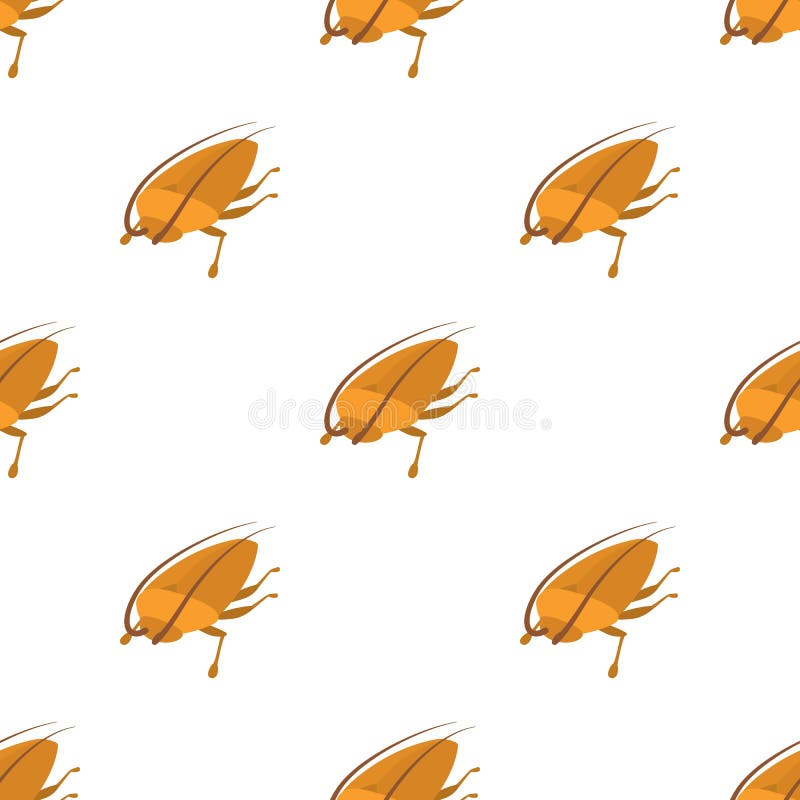 Cockroach Pattern Seamless Vector Stock Illustration - Illustration of ...