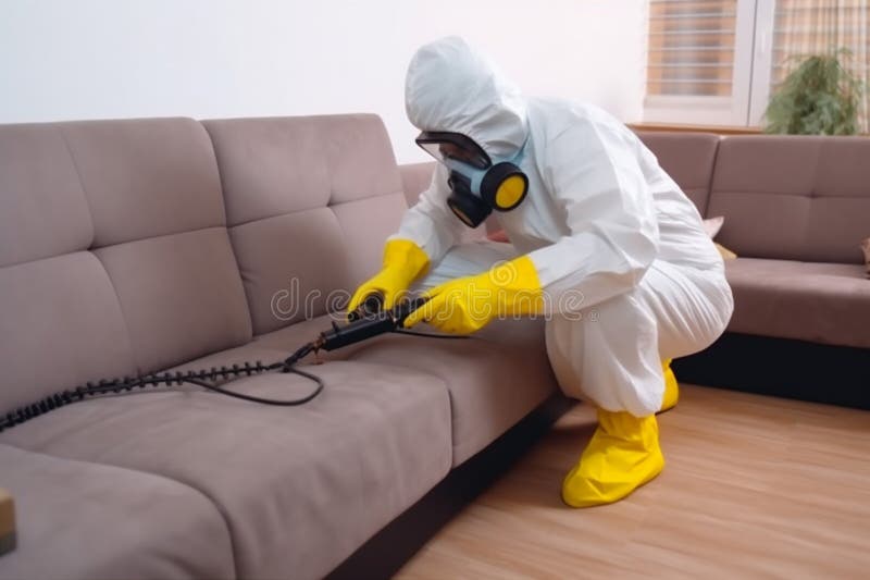 Exterminator Pest Pesticide Uniform Insect Kill Control Cockroach Sofa ...