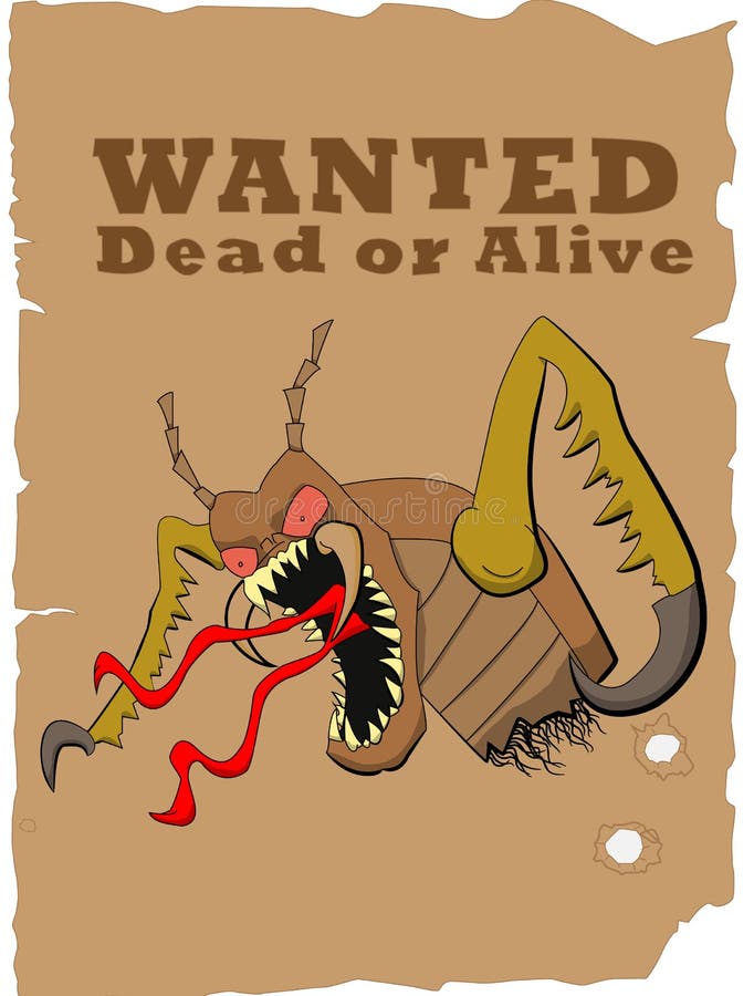 Cockroach stock vector. Illustration of justice, black - 53846298