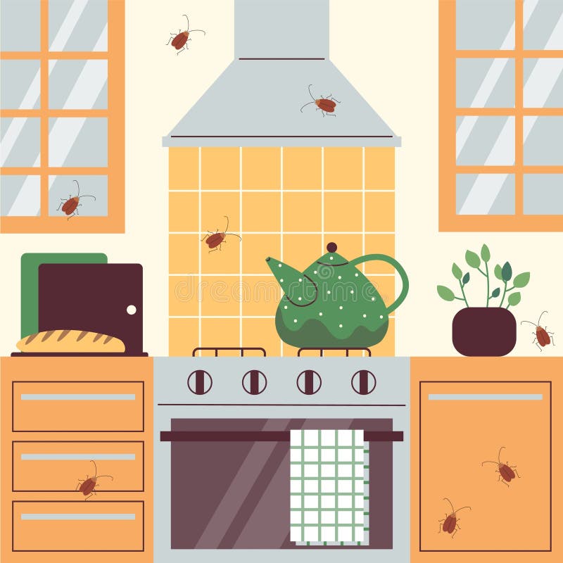 Kitchen Bugs Stock Illustrations – 102 Kitchen Bugs Stock Illustrations ...