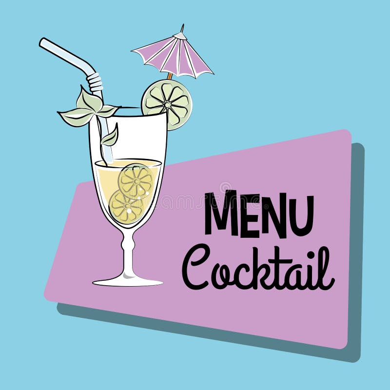 Cocktail bar menu stock vector. Illustration of lounge - 65906141