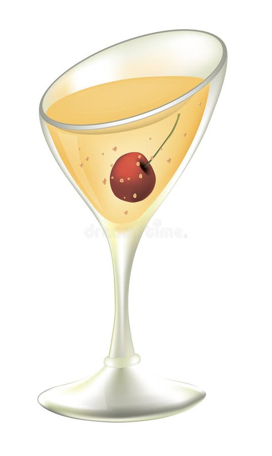 Cocktail cartoon stock vector. Illustration of luxury - 42612662
