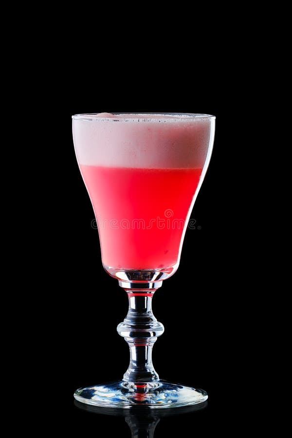 The Clover Club Cocktail is a Cocktail Consisting of Gin, Lemon Juice ...