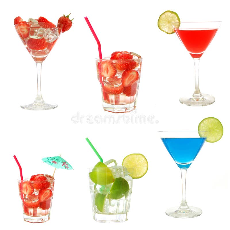 Cocktail Collection stock image. Image of mojito, alcohol - 9512937