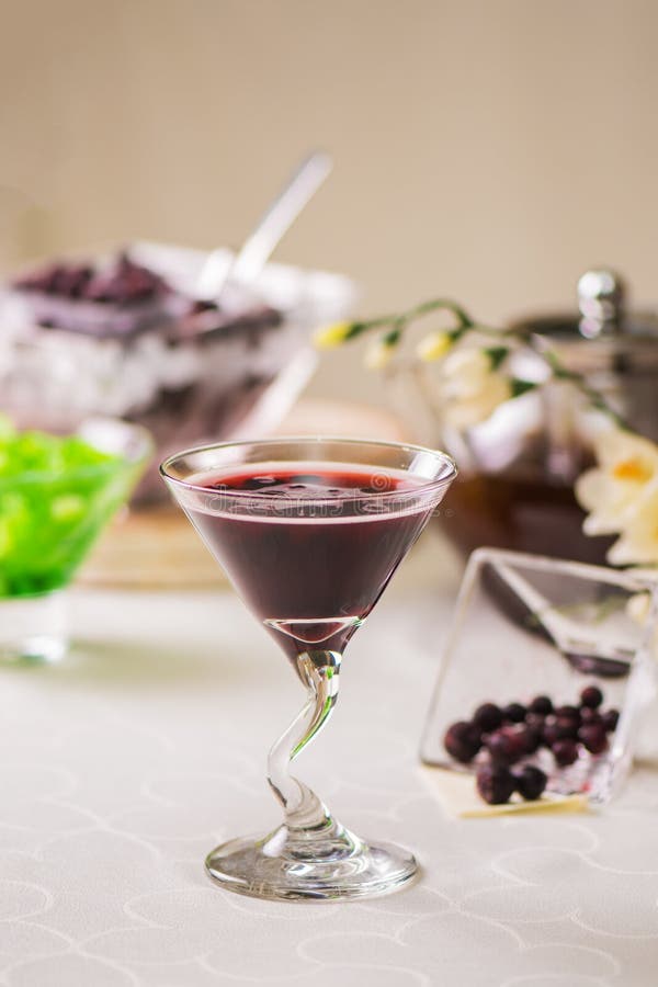 Cocktail from currant stock image. Image of nature, alcohol - 152253869