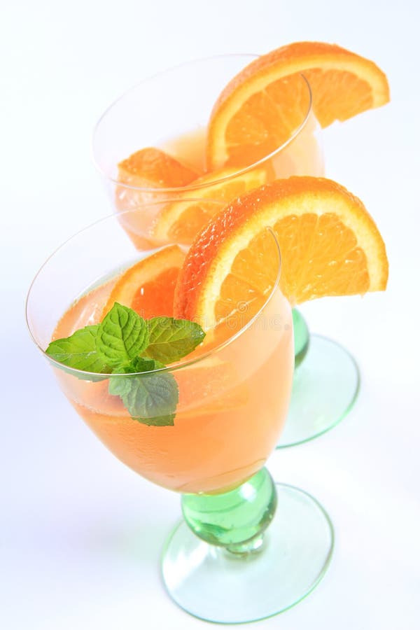 Cocktail De Fruta Do Sumo De Laranja Foto de Stock - Imagem de vitamina ...