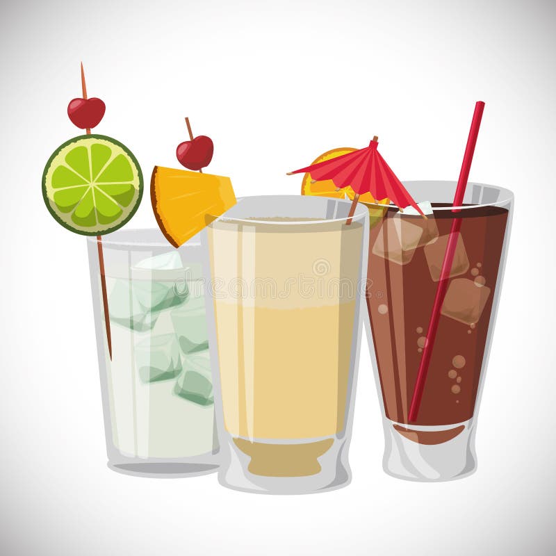 Cocktail design stock vector. Illustration of drinks - 58565560