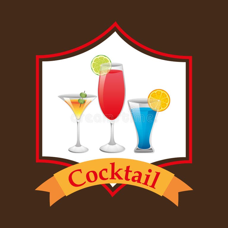 Cocktail design stock vector. Illustration of party, beverage - 47639969