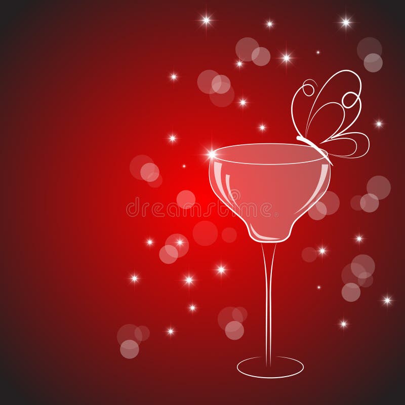 Cocktail Neon Design Menu Background Stock Vector - Illustration of ...