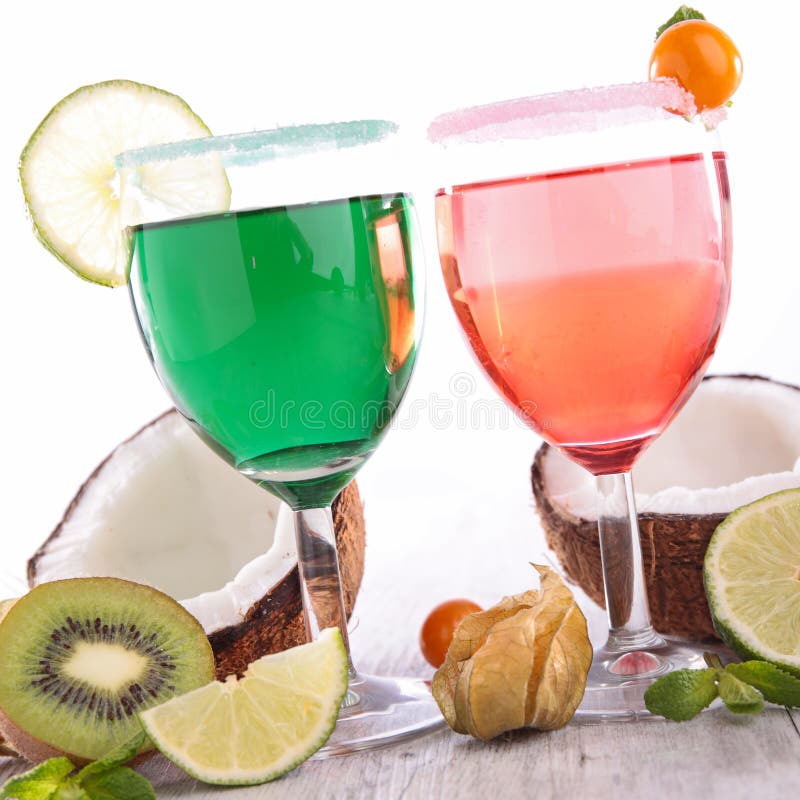 Cocktail drink stock image. Image of juice, fruit, summer - 52559467