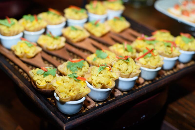 Cocktail food stock image. Image of buffet, elegant, elegance - 77125037