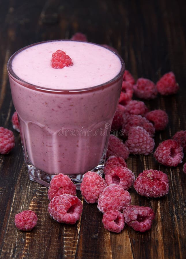 Cocktail of Frozen Raspberry . Stock Photo - Image of studio, smoothie ...