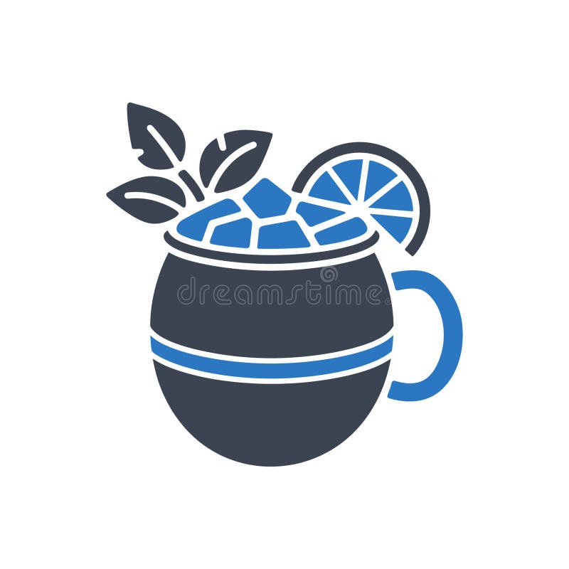 Cocktail Fruit Garnish Icon Stock Vector - Illustration of icon, drink ...