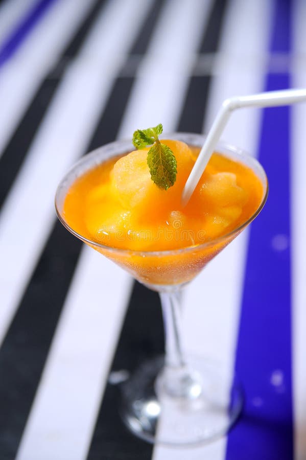 Frozen Daiquiri on a Cruise Ship Bar Stock Image - Image of glass ...