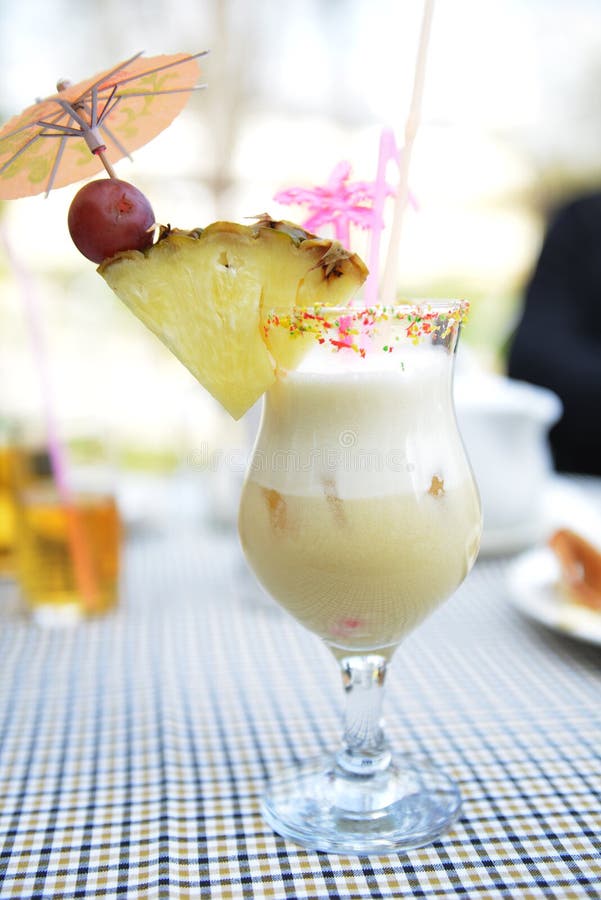 Cocktail in glass stock photo. Image of curved, tropical - 42383502