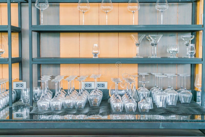 .Cocktail Glass Collection stock image. Image of hurricane - 71693437