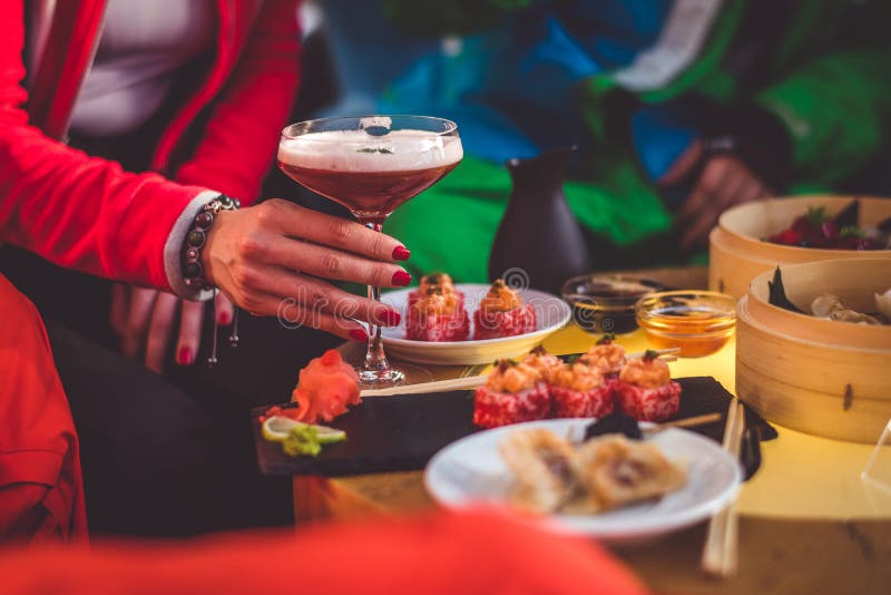 Cocktail in hand stock photo. Image of entertainment - 88828636