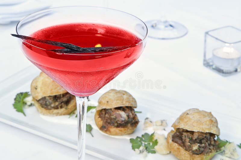 Cocktail Hour stock image. Image of ingredients, demiglace - 33376323
