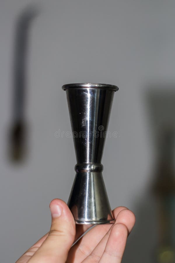 Cocktail jigger silver stock photo. Image of 19th, alcohol - 178791334