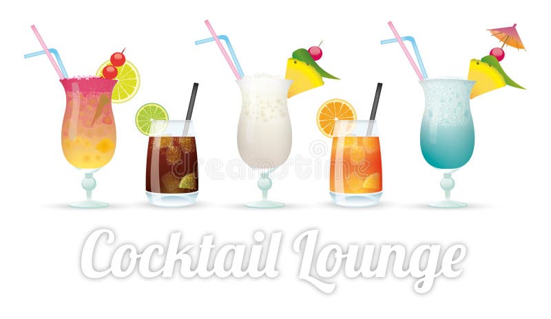 Cocktail lounge promo stock vector. Illustration of beverage - 29539945