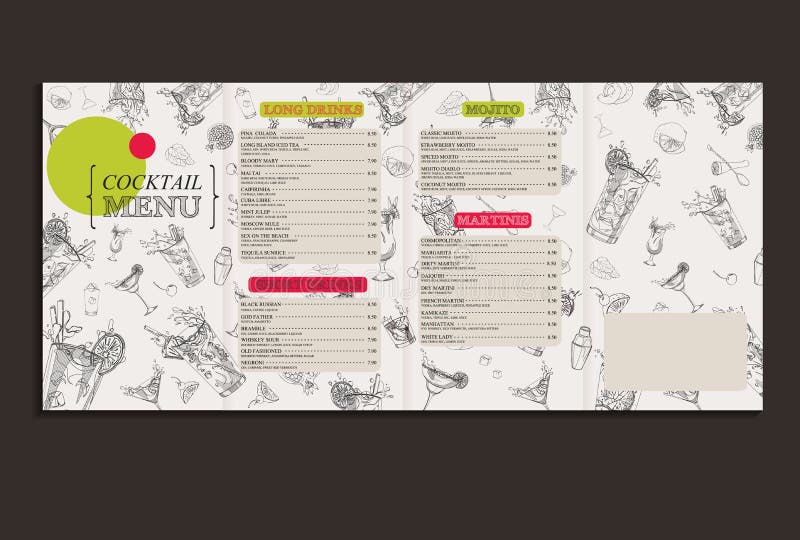 Daiquiri Margarita Flyer Stock Illustrations – 51 Daiquiri Margarita ...