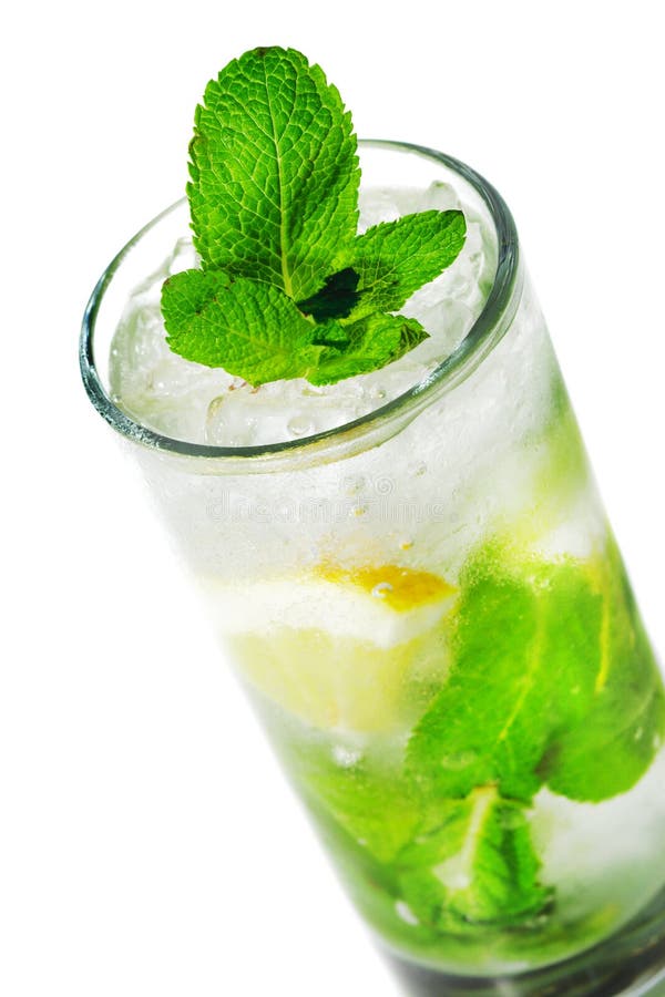 Cocktail - Mojito stock image. Image of liquor, isolated - 9332493