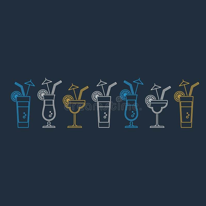 Drinks Fancy Stock Illustrations – 177 Drinks Fancy Stock Illustrations ...