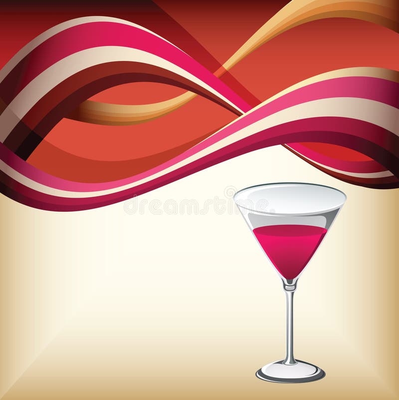 Cocktail Neon Design Menu Background Stock Vector - Illustration of ...