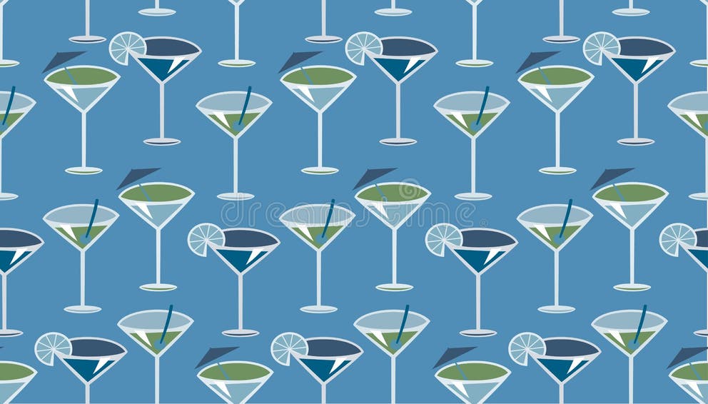 Cocktail Pattern Stock Illustrations – 40,638 Cocktail Pattern Stock ...