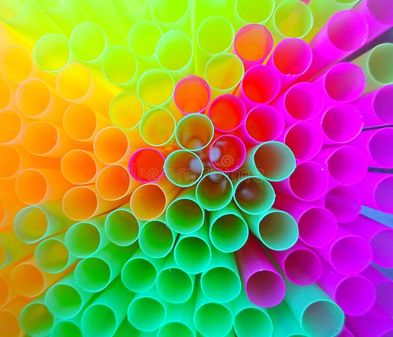Cocktail plastic tubes stock image. Image of decor, textured - 121642537